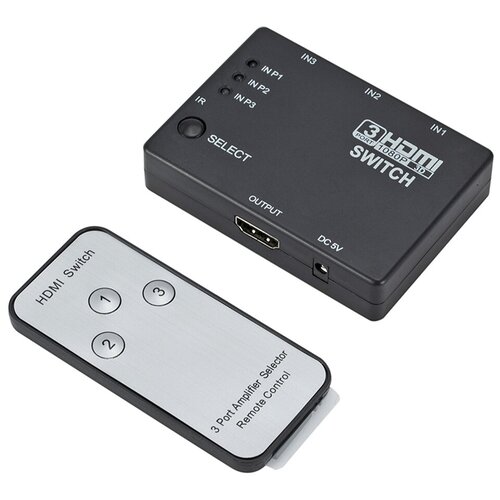 Свитч Palmexx 3HDMI*1HDMI (1080P, 3D, HDMI V1.4) с пультом ДУ
