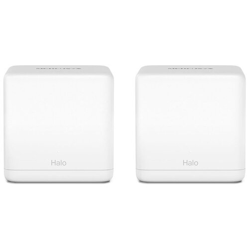 Маршрутизатор бесшовный Mesh роутер Mercusys Halo H30G(2-pack) AC1300 10/100/1000BASE-TX белый (упак:2шт)