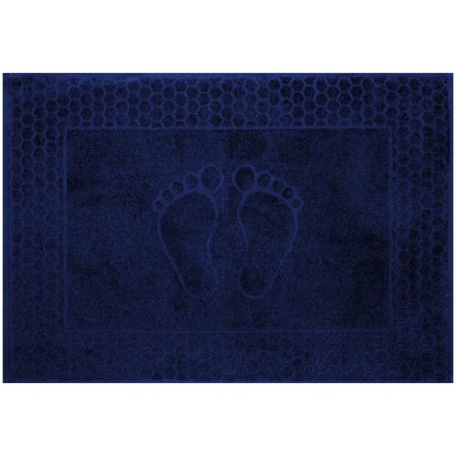 Полотенце махровое «Ножки темно-синий» 50х70