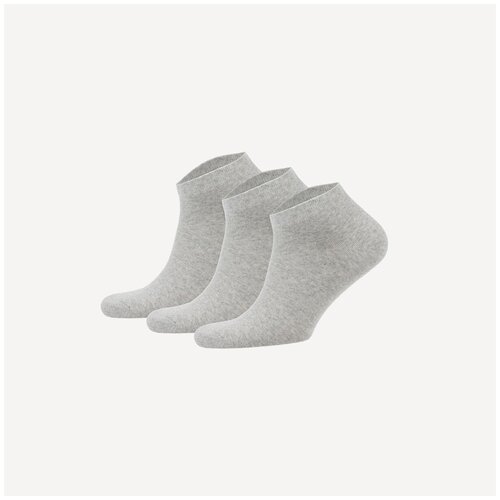 Носки Turkan, 3 пары, 3 уп., размер 41-47, серый