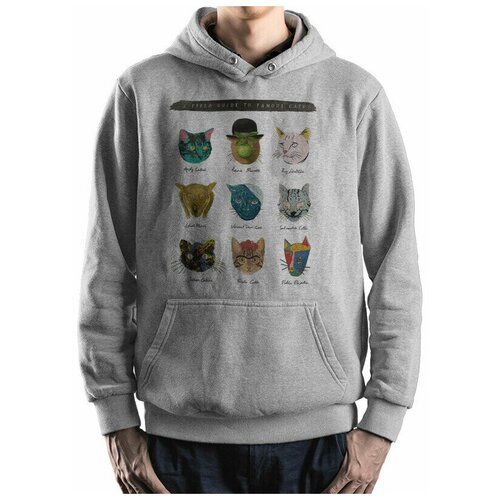 Худи DS Apparel, размер XXL, серый