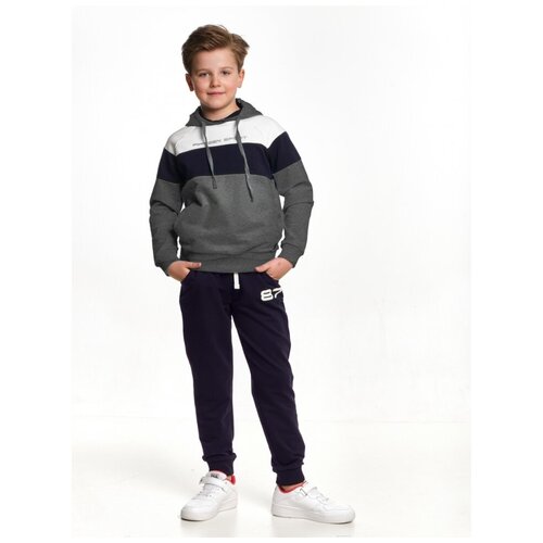 Комплект одежды Mini Maxi, размер 122, серый, синий