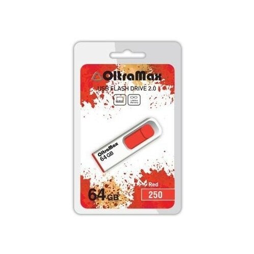 USB флэш-накопитель OLTRAMAX OM-64GB-250 64 Гб, красный