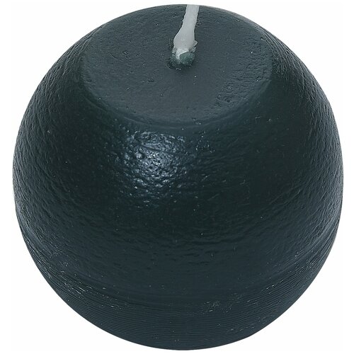 Свеча-шар «Рустик» 6 см цвет тёмно-зелёный