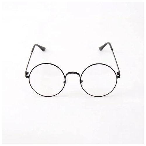 Очки в стиле Леннона круглые / Карнавальный аксессуар к костюму Гарри Поттера, черные