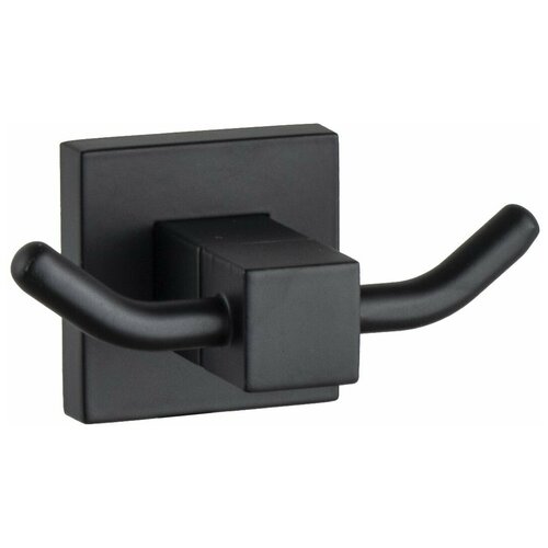 Крючок для ванной/кухни D-LIN D282222 металлический, черный, двойной.