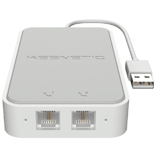 Маршрутизатор Keenetic Linear (KN-3110) USB-адаптер для двух аналоговых телефонов