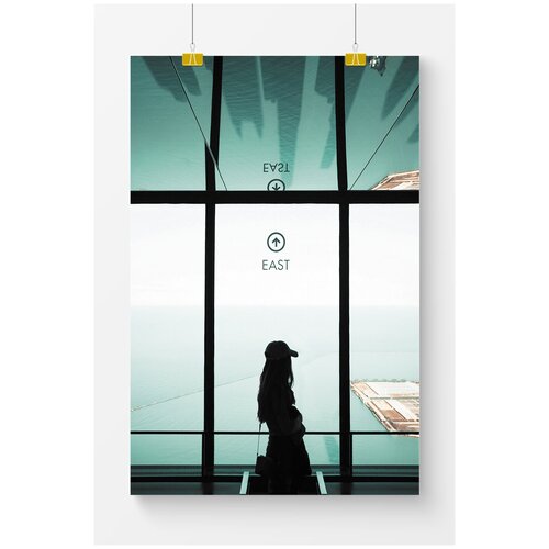 Постер на стену для интерьера Postermarkt Город №10, размер 50х70 см, постеры картины для интерьера в тубусе