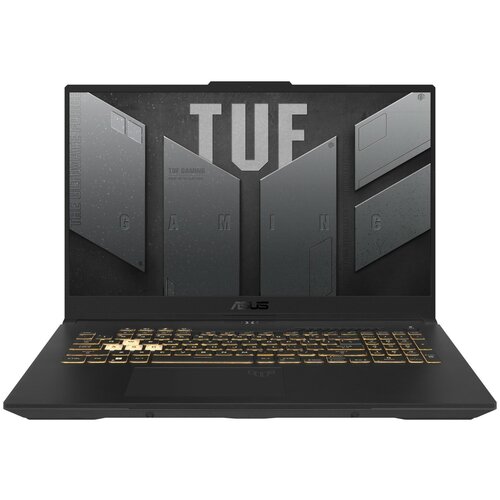 17.3" Ноутбук ASUS TUF Gaming F17 FX707ZM-KH083 1920x1080, Intel Core i7 12700H 2.3 ГГц, RAM 16 ГБ, LPDDR5, SSD 1 ТБ, NVIDIA GeForce RTX 3060, без ОС, 90NR09G1-M006K0, серый