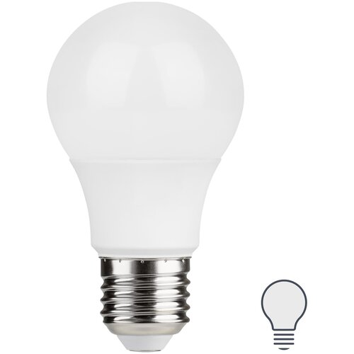 Лампа светодиодная Lexman E27 170-240 В 7 Вт груша матовая 600 лм нейтральный белый свет. Набор из 2 шт.