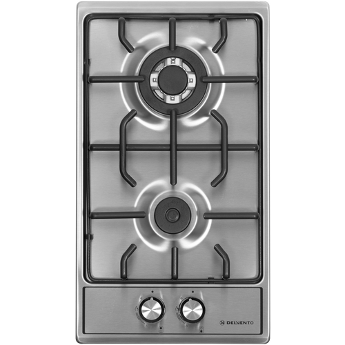 Варочная панель газовая DELVENTO V30V20M001 30 см, WOK-конфорка, серебристый