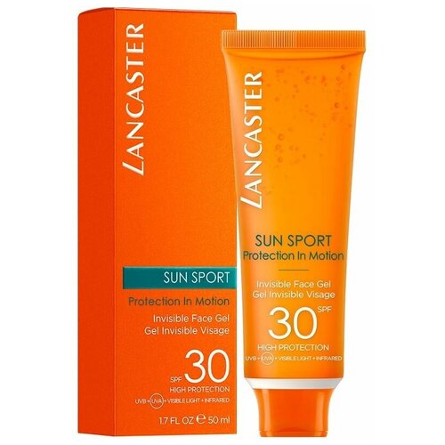 Lancaster гель Sun Sport Invisible Face Gel Matte Finish SPF 30, 50 мл