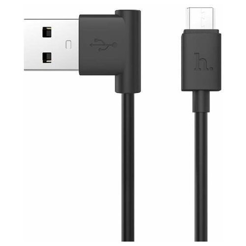 Кабель Micro USB, UPM10 L Shape Charging Cable, черный