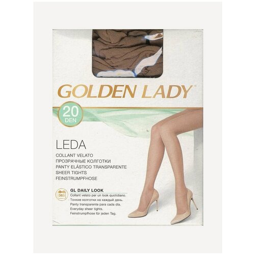 Колготки Golden Lady Leda, 20 den, размер 3, бежевый, коричневый