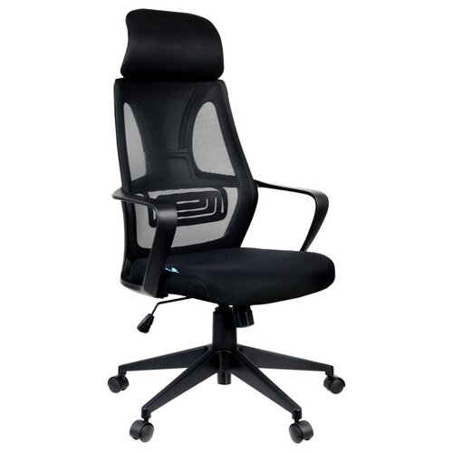 Компьютерное кресло Helmi HL-E37 "Wind" для руководителя, обивка: текстиль, цвет: черный