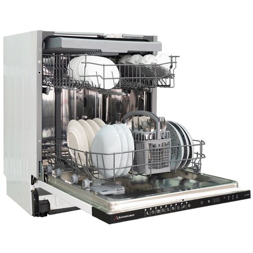 Посудомоечная машина встраиваемая Schaub Lorenz SLG VI6911, инвертор, Aquastop, луч на полу, турбо-сушка