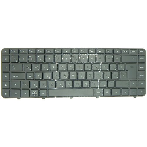Клавиатура для ноутбука HP Pavilion dv6-3298er черная с рамкой