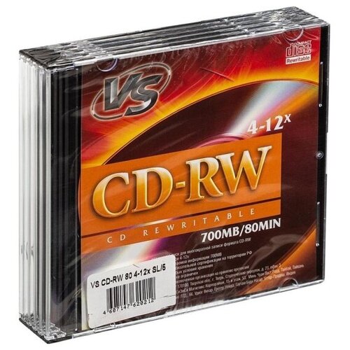 Диск VS CD-RW 80 4-12x SL/5