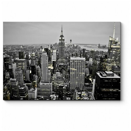 Модульная картина Нью-Йорк в серых тонах40x27