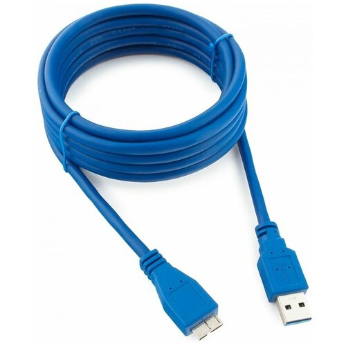 Аксессуар Gembird Cablexpert Pro USB 3.0 AM/microBM 9P 3m Blue CCP-mUSB3-AMBM-10