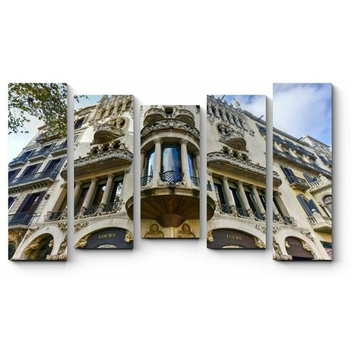 Модульная картина Неокласицизм в архитектуре Барселоны90x54