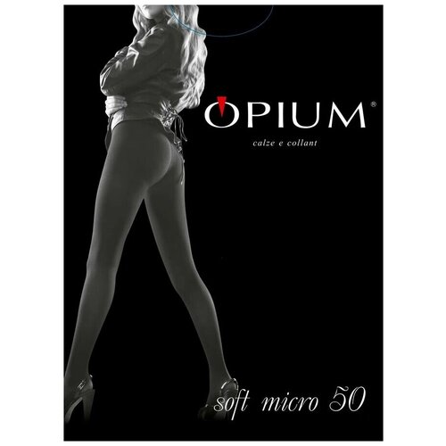 Колготки Opium Soft Micro, 50 den, размер 4/L, коричневый