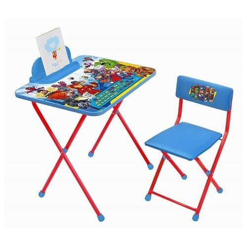 Комплект мебели Ника детям Marvel 2 Мстители 2, детский, пластиковый, стол и стул