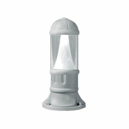 Садовый светильник-столбик Fumagalli Sauro 500 D15.553.000. LXD1RCRBB, Серый и Прозрачный, с лампой 1200Lm, 3000К