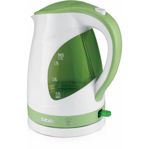 Чайник BBK EK1700P, белый/зеленый