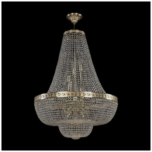 Люстра Bohemia Ivele Crystal 1909 19091/H2/70IV G, E14, 880 Вт, кол-во ламп: 22 шт., цвет: золотой