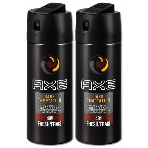 Дезодорант мужской AXE "Dark Temptation", 150 мл, 2 шт.