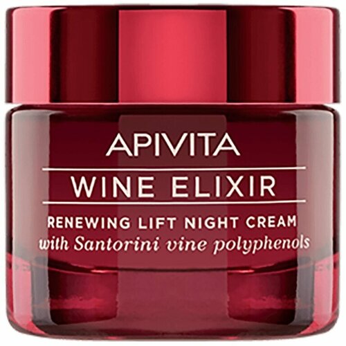Крем-лифтинг Apivita Wine Elixir 50 мл обновляющий ночной