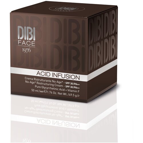 DIBI Milano ACID INFUSION Реструктурирующий крем NO-AGE SPF30 / PA++ с 18 бета-глицирретиновой кислотой и витамином F 50 мл