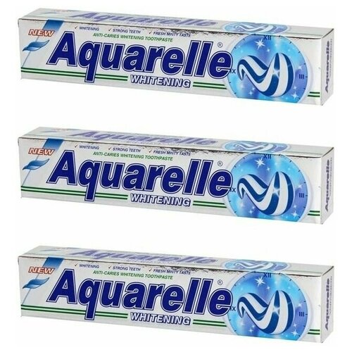 Зубная паста "Aquarelle" Whitening - 75 мл, 3 шт