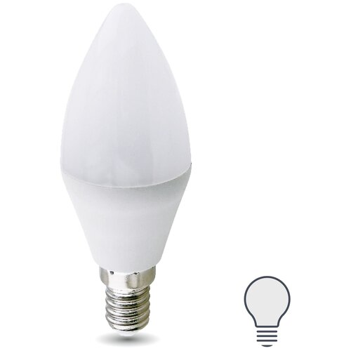 Лампа светодиодная E14 220-240 В 8 Вт свеча матовая 750 лм нейтральный белый свет. Набор из 2 шт.