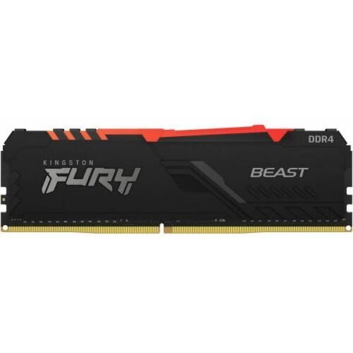 ОЗУ Kingston FURY Beast Black RGB Gaming Memory KF432C16BBA/8-SP (DIMM, DDR4, 8 Гб, 3200 МГц)