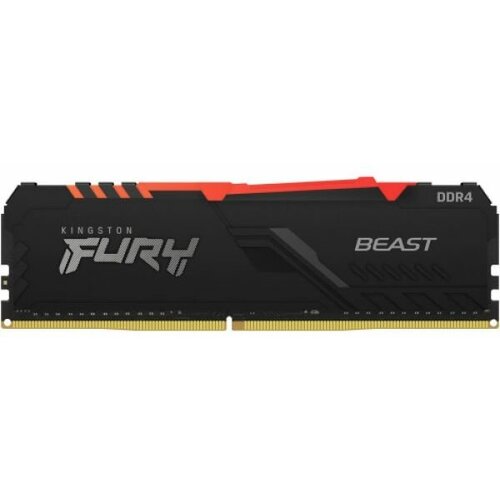 ОЗУ Kingston FURY Beast Black RGB Gaming Memory KF432C16BBA/8-SP (DIMM, DDR4, 8 Гб, 3200 МГц)