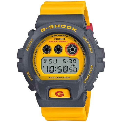 Наручные часы CASIO G-Shock DW-6900Y-9, желтый, серый