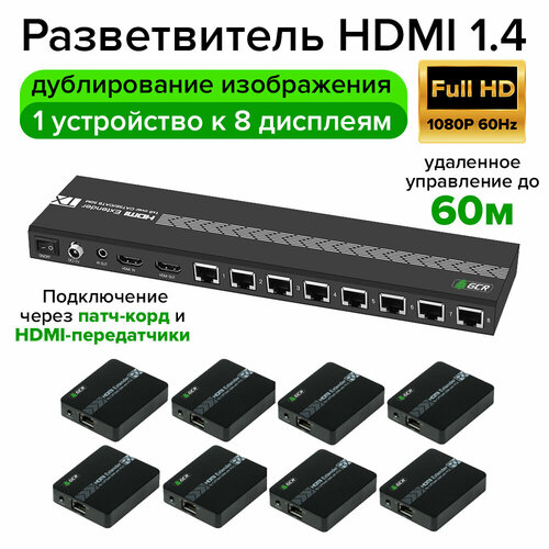 Разветвитель HDMI Greenconnect (GL-vE18)