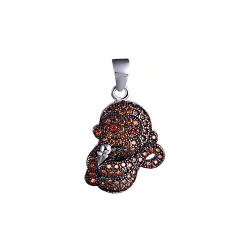 Подвеска ELEMENT47, серебро, 925 проба, фианит