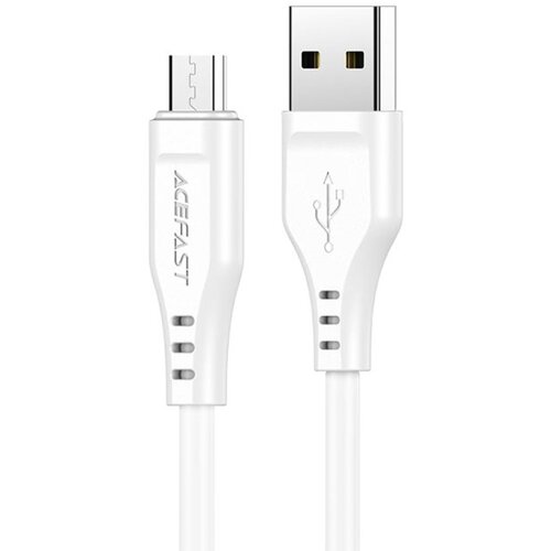 Кабель ACEFAST C3-09 USB-A - MicroUSB, 1.2 м, 1 шт., белый