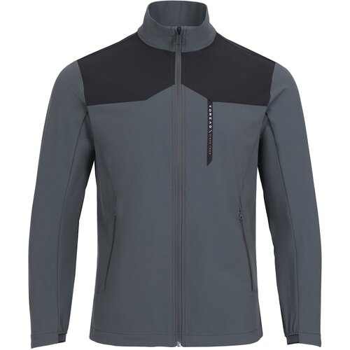 Куртка TOREAD Men's hiking coat Plain, размер 2XL, серый, черный