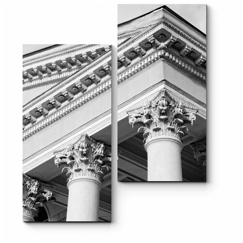 Модульная картина Изысканные колонны здания суда40x50