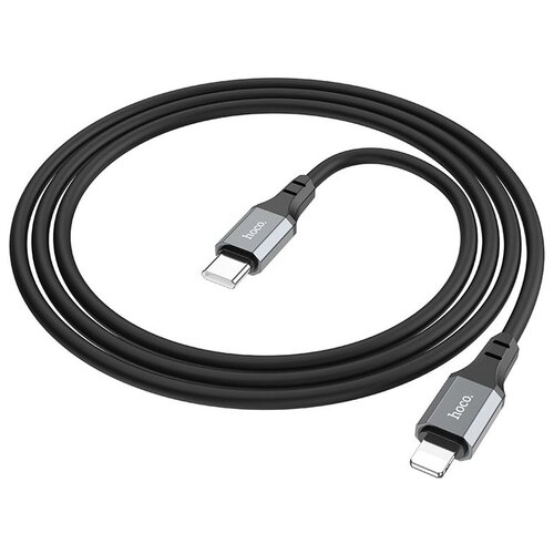 Data кабель Type-C HOCO X86 lighting 20W 1м , черный
