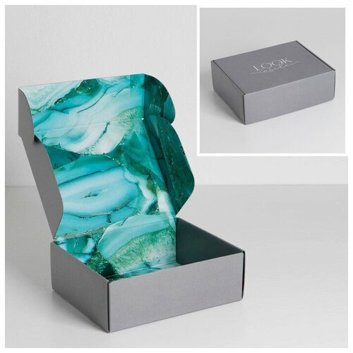 Коробка двухсторонняя складная «Текстура», 27 × 21 × 9 см