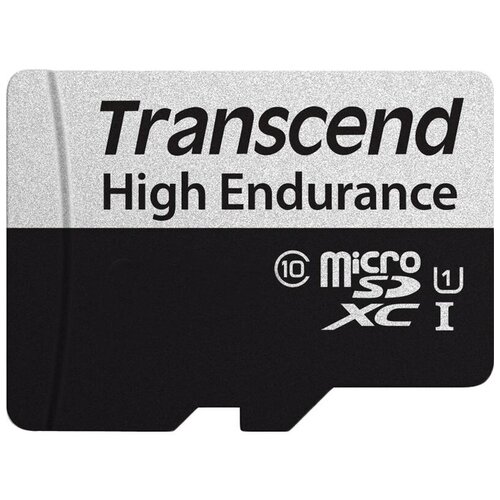 Комплект 2 штук, Карта памяти Transcend 128GB microSDXC Class 10 UHS-I U1 R100 TS128GUSD350V