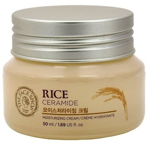 Крем The Face Shop Rice Ceramide Moisturizing Cream увлажняющий с рисом и керамидами