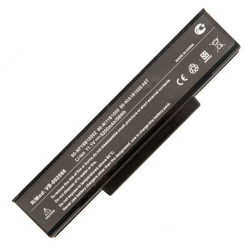 Аккумулятор АКБ (батарея) для ноутбука Asus A9, F2, F3, Z53, 5200mAh, 11.1V, A32-F3