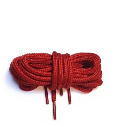 Шнурки LENKO красные круглые 100 см