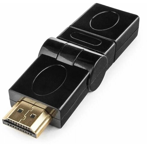 Кабель Gembird A-HDMI-FFL2 Вращающийся HDMI адаптер, 180 градусов